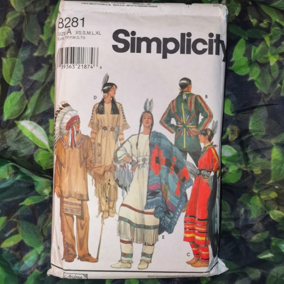 Simplicity | Office | Rare Simplicity 828 Sewing Pattern For Native ...